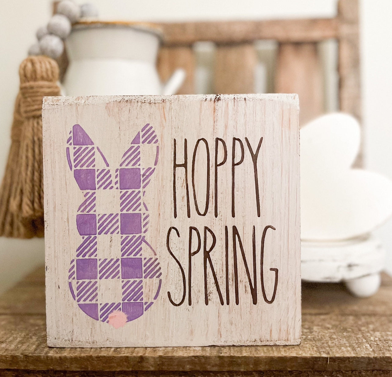 Hoppy Spring Wood Sign – northwoodsandwicksco
